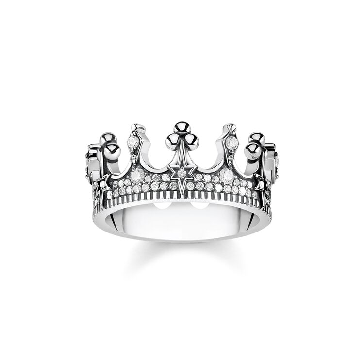 Ring Krone Silber von Thomas Sabo. Schönes Ringe von Hoher Qualität ...